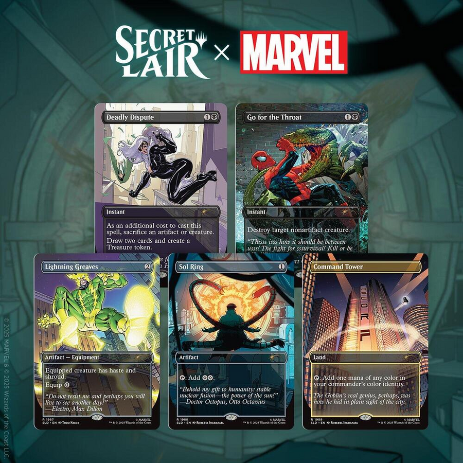 Secret Lair Drop: Secret Lair x Marvel's Spider-Man: Villainous Plots ...