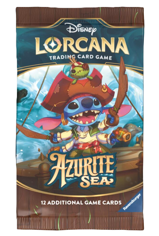 Disney Lorcana - Azurite Sea Booster Pack – Cash Cards Unlimited
