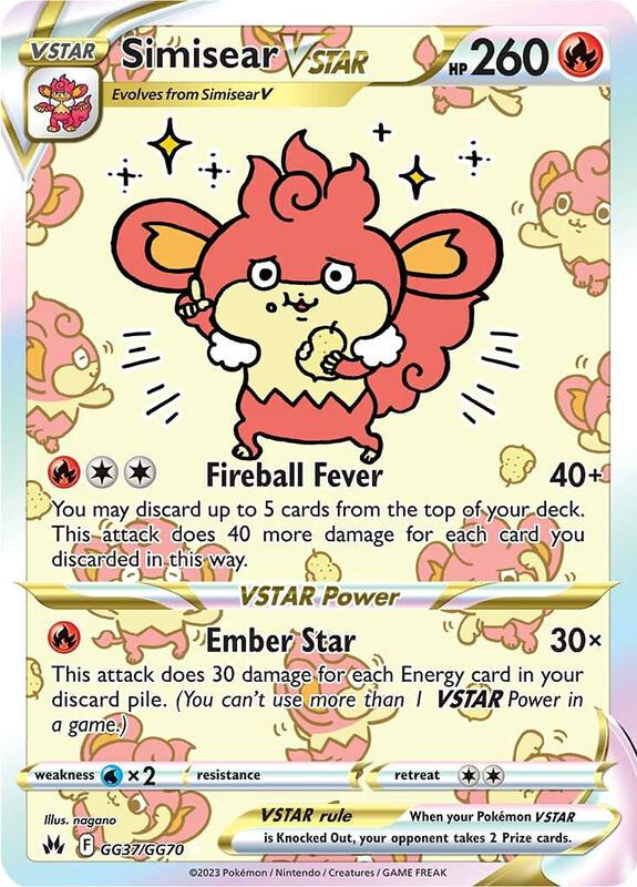 Simisear VSTAR - Crown Zenith: Galarian Gallery (CRZ:GG) – Cash Cards ...