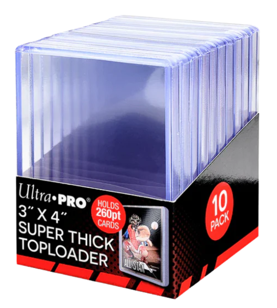 Ultra PRO 3" x 4" Super Thick 260pt Toploaders (10 Pack) – Cash Cards ...