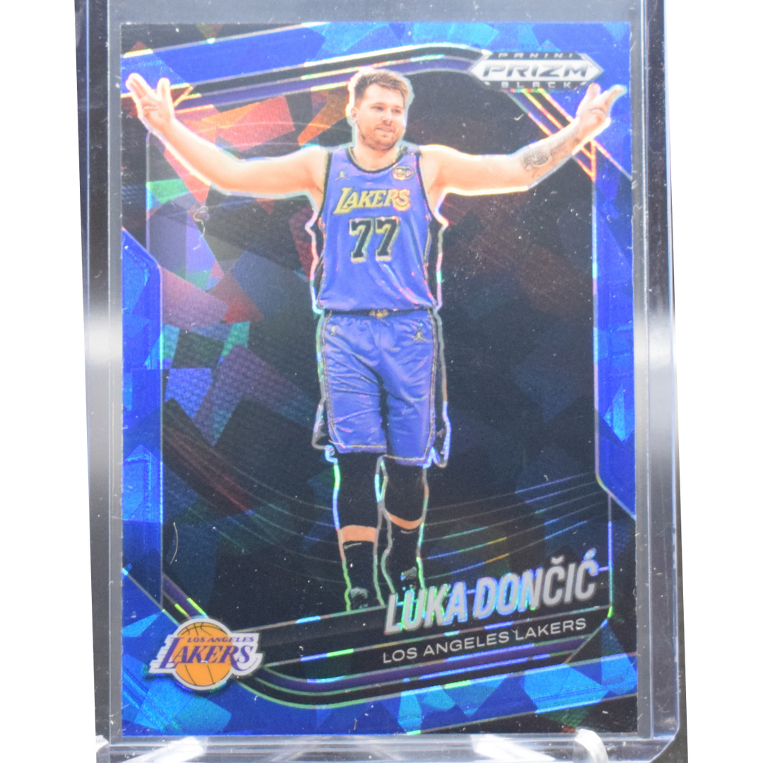 2024 Panini Prizm Black Basketball - Luka Doncic 5 - Blue Ice /125 ...