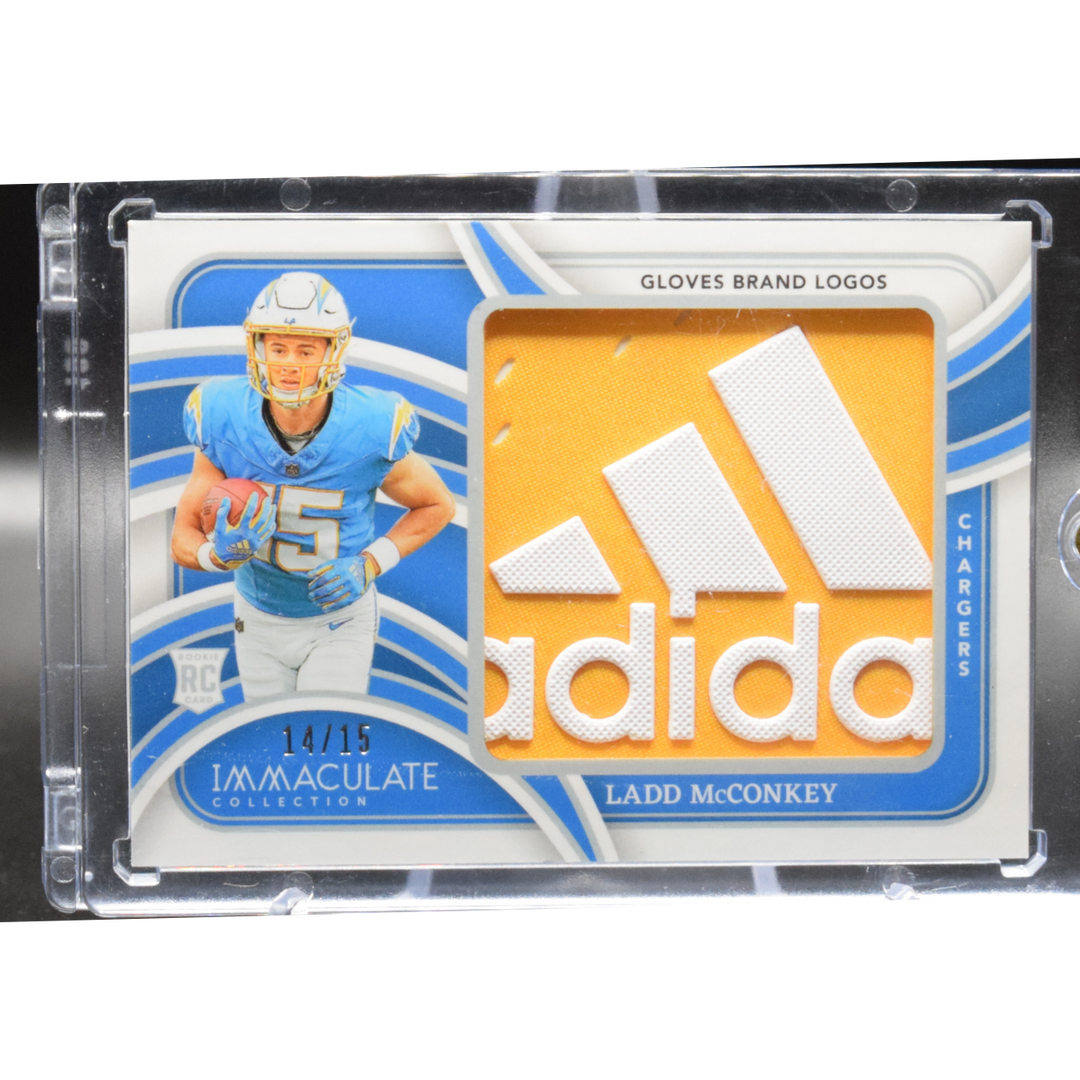 2024 Immaculate Collection Football - Ladd Mcconkey RJL-LMY - Gloves B ...