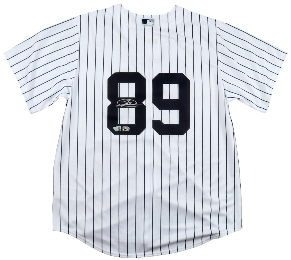 Jasson Dominguez Autographed Jersey JSA Authenticated (MLB & Fanatics ...
