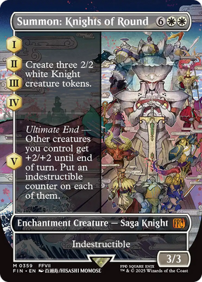 Summon: Knights of Round (Borderless) - Final Fantasy (FIN) – Cash ...