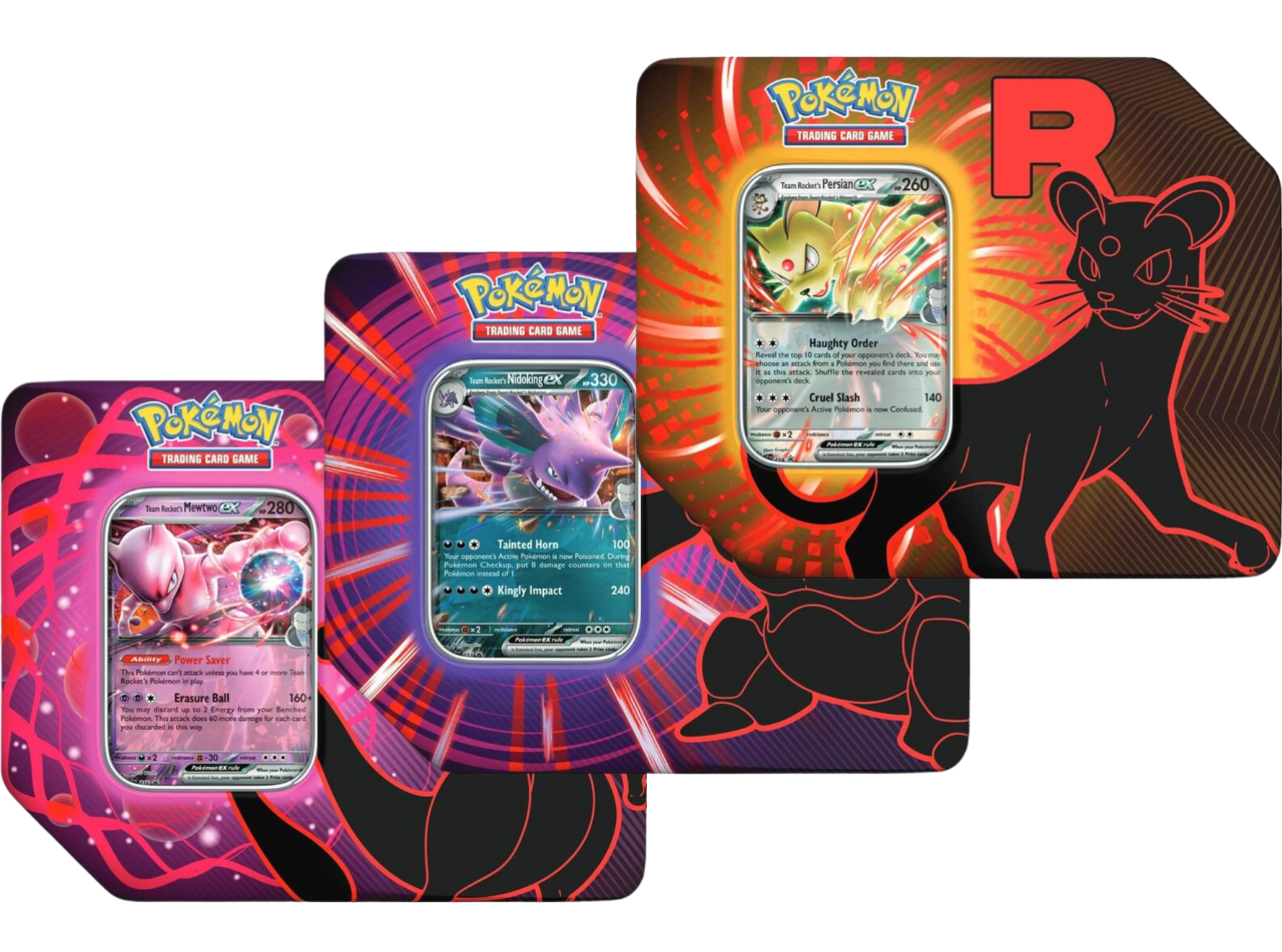 Pokemon Team Rocket Tins – Cash Cards Unlimited